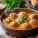 Baked Chipotle Pork Meatball Soup