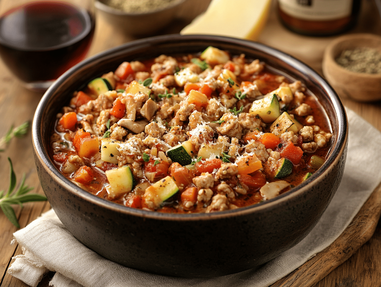 Savoury Turkey And Vegetable Ragu Recipe - MinceRecipes.info