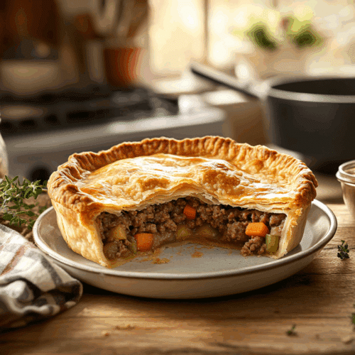 Ground Beef Country Pie | Country Pie Recipe - MinceRecipes.info