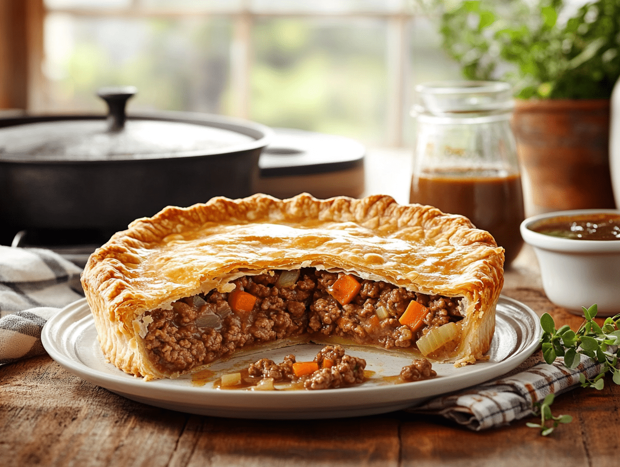 Ground Beef Country Pie | Country Pie Recipe - MinceRecipes.info
