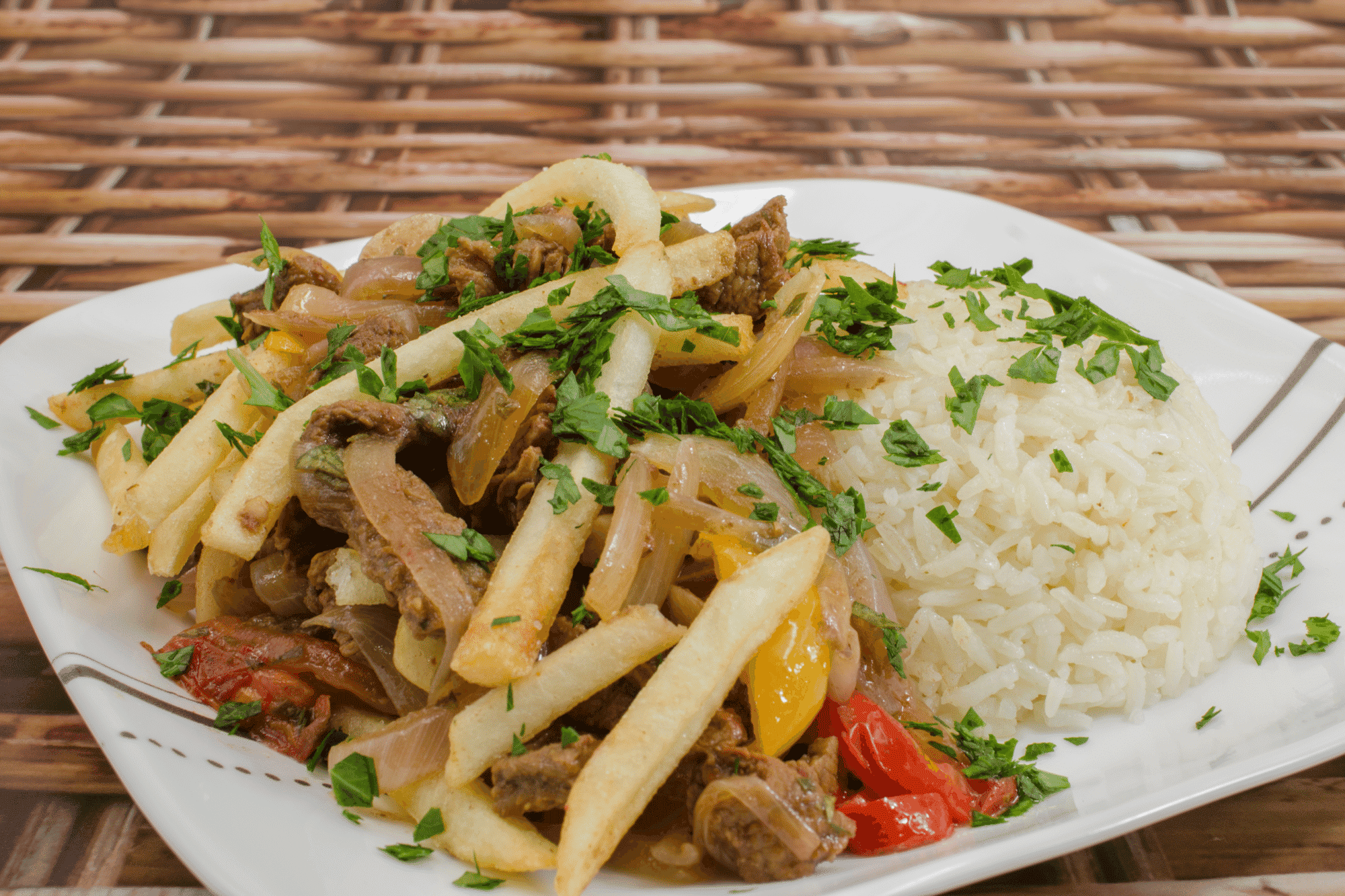 Amazing Ground Beef Saltado