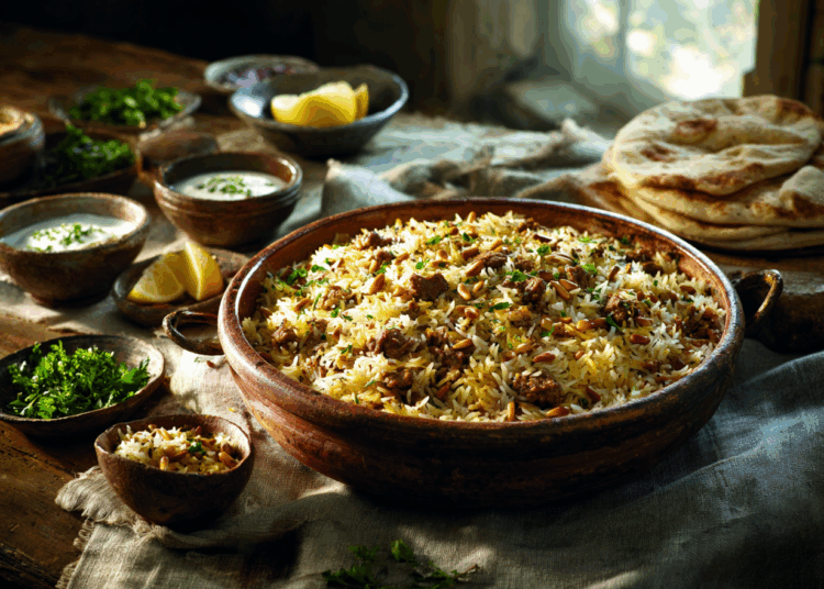 Savoury Arabic Lamb And Rice
