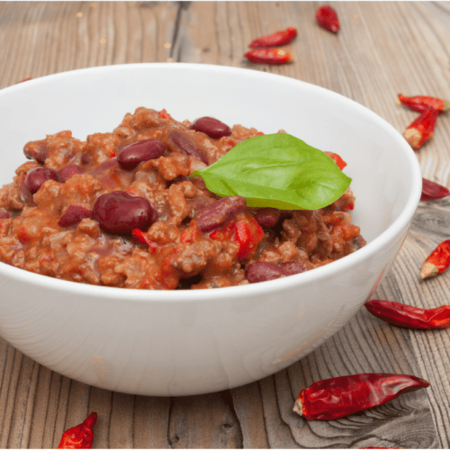 Savoury Wine Chilli Recipe