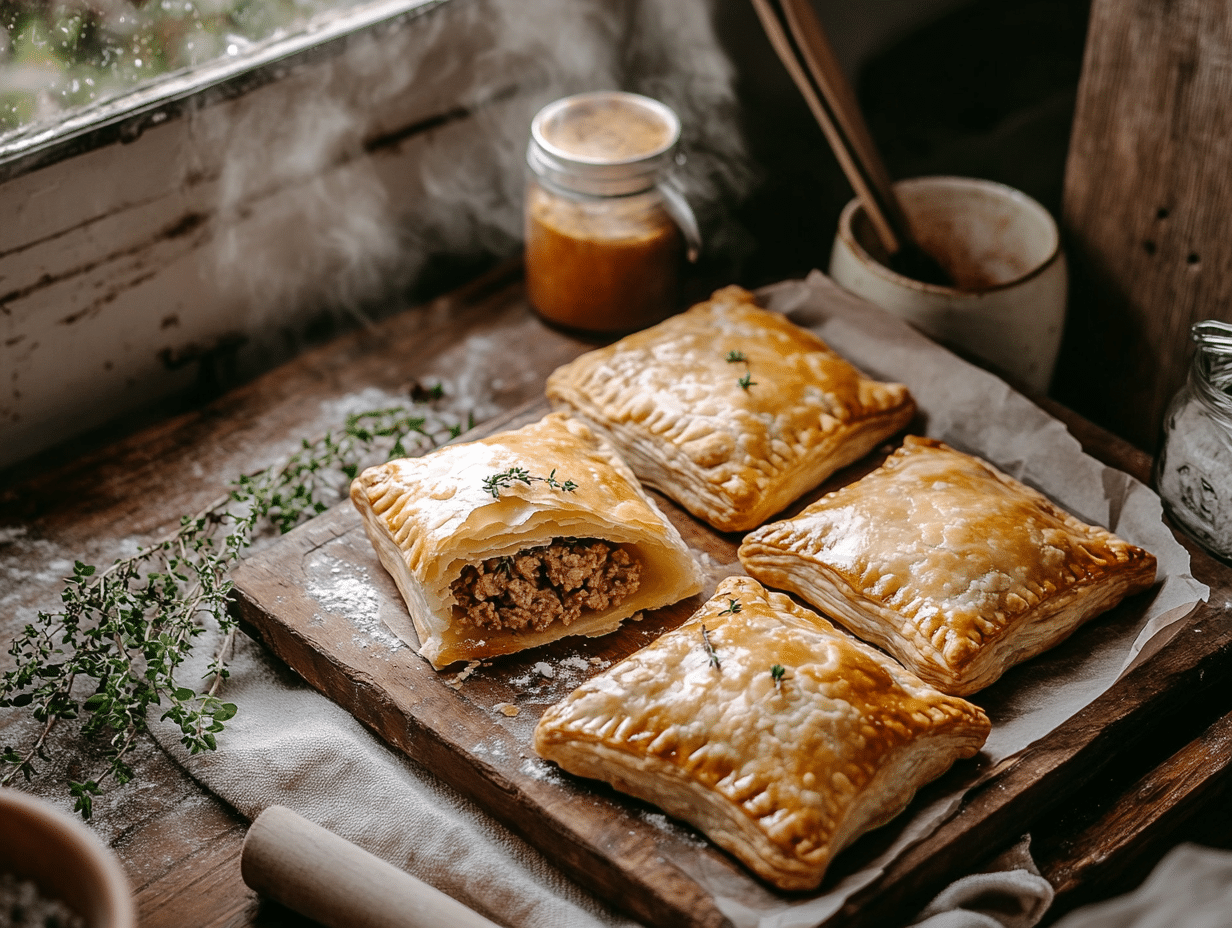 Rustic Mediterranean Lamb Hand Pies With Thyme