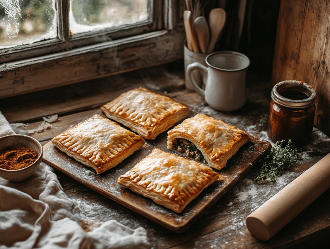 Rustic Mediterranean Lamb Hand Pies With Thyme