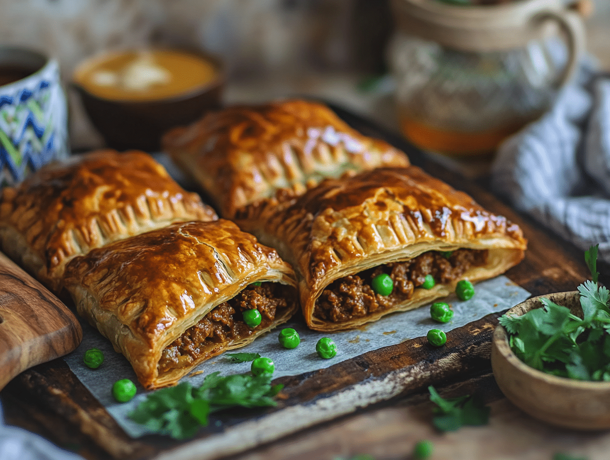 Spicy Beef Puffs: A Fusion Of British And Asian Flavors