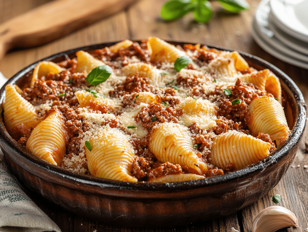 Classic Beef Bolognese Stuffed Shells: A Comforting Delight