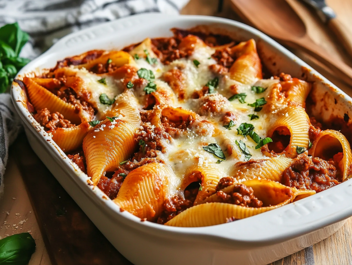 Classic Beef Bolognese Stuffed Shells: A Comforting Delight