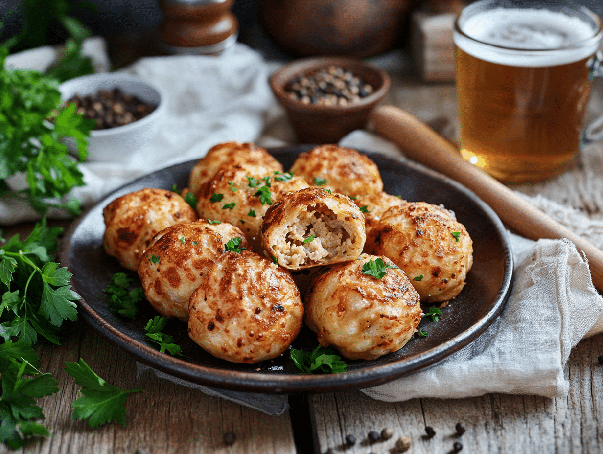 German-Inspired Pork And Pretzel Dumplings: A Hearty Meal