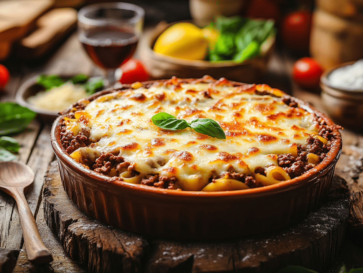 Creamy Comfort: Beef And Tomato Pasta Bake Delight