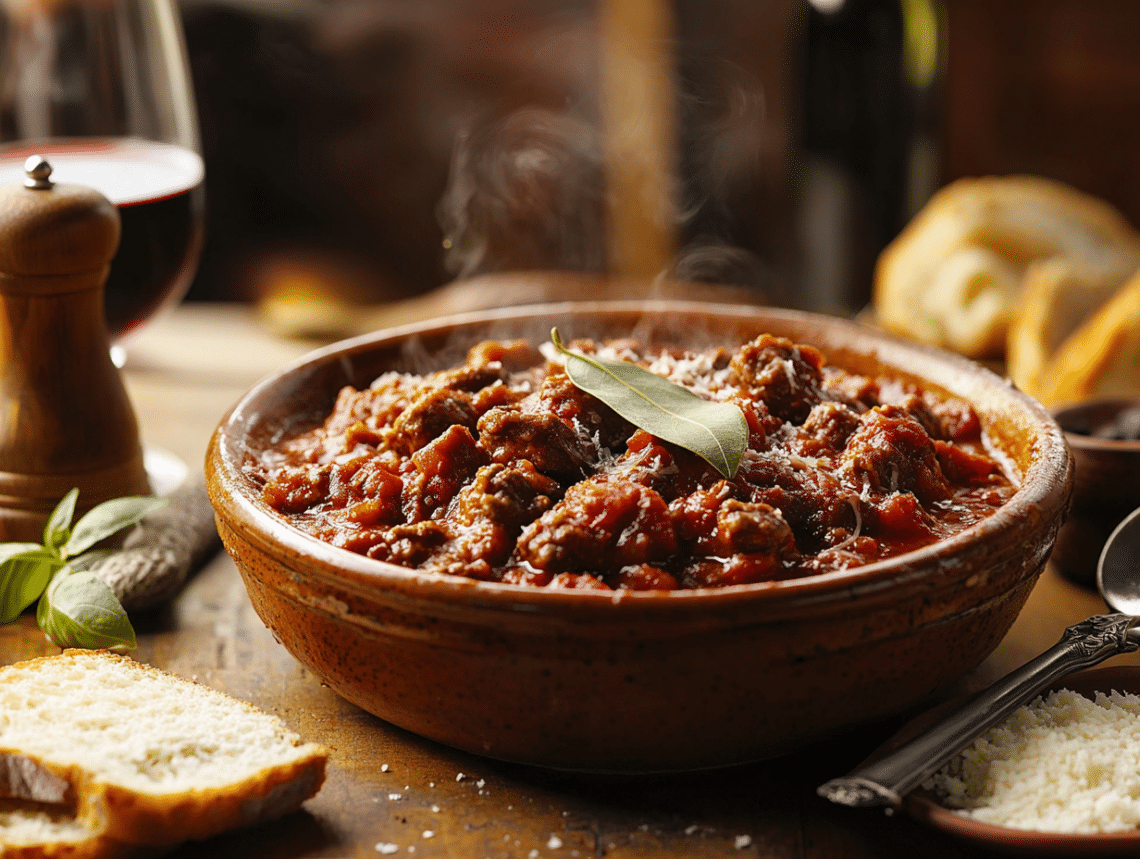 Slow-Cooked Neapolitan Ragù: A Hearty Family Feast
