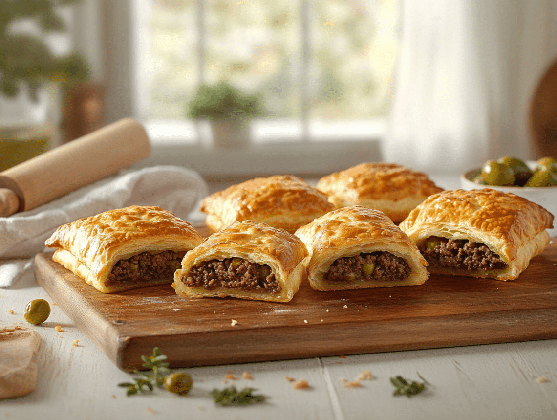 Savory Latin Pastelitos: A Flavorful Beef And Olive Delight