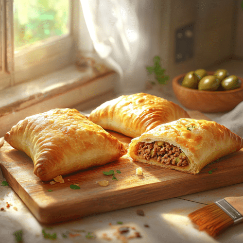 Savory Latin Pastelitos: A Flavorful Beef And Olive Delight