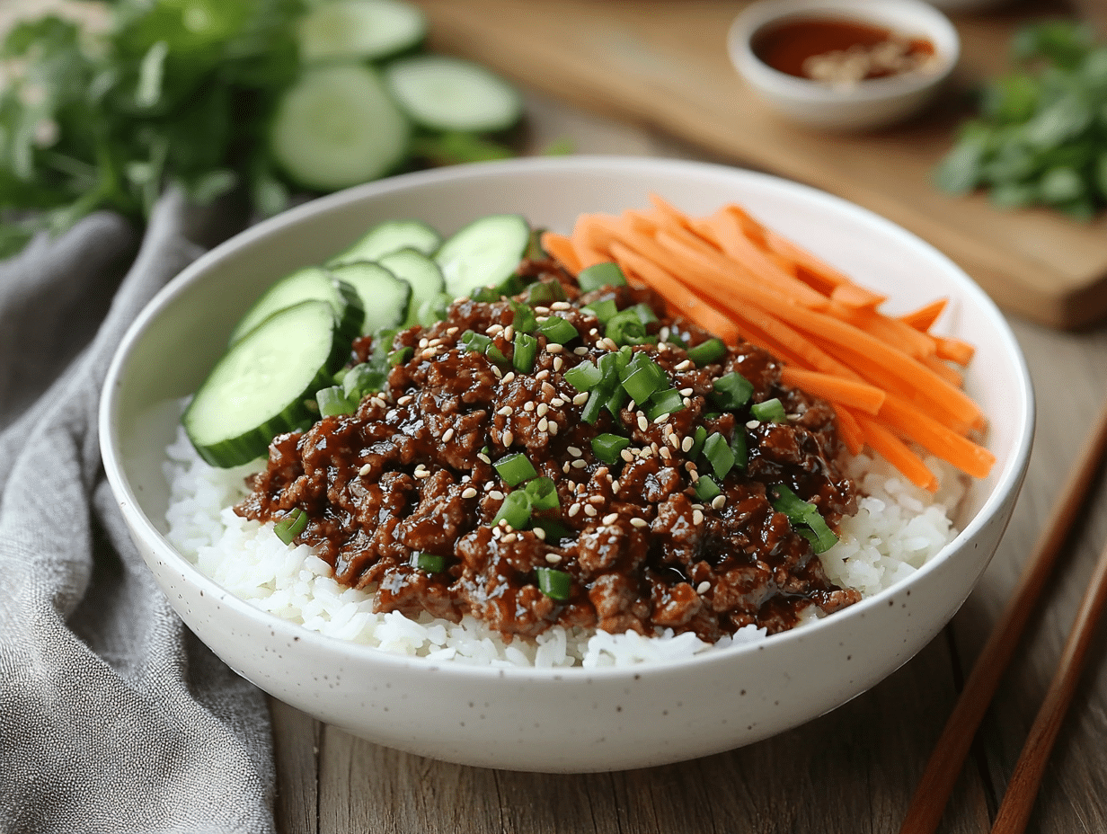 Teriyaki Beef Mince Bowls A Quick Japanese Inspired Feast