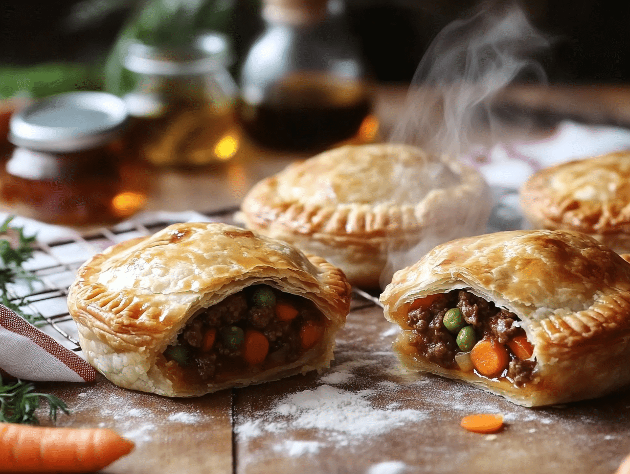Hearty Australian Minced Beef And Veggie Pies Delight