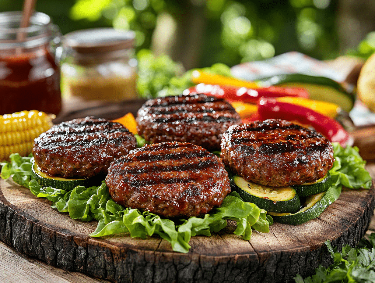 Juicy Veggie-Packed Beef Patties: A Grill Master's Delight