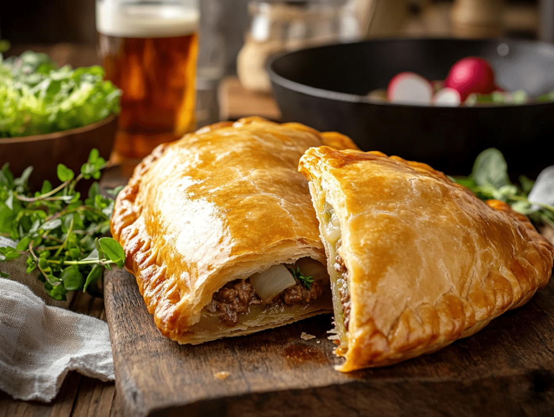 Yorkshire Ale Beef Pasties: A Hearty British Classic Reinvented