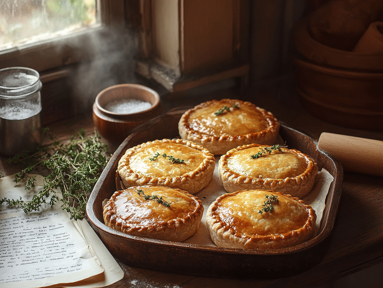 Rustic Mediterranean Lamb Pies With Aromatic Thyme