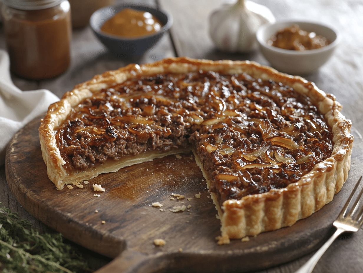 Rustic French Beef Mince Tart Straight From Provence