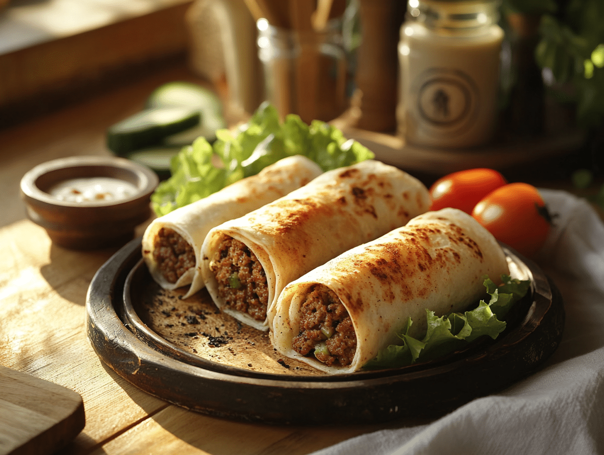 Spice-Packed Lebanese Kibbeh Wraps Bursting With Flavor