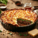 Hearty British Beef Pie With Stilton Cheese Crumble