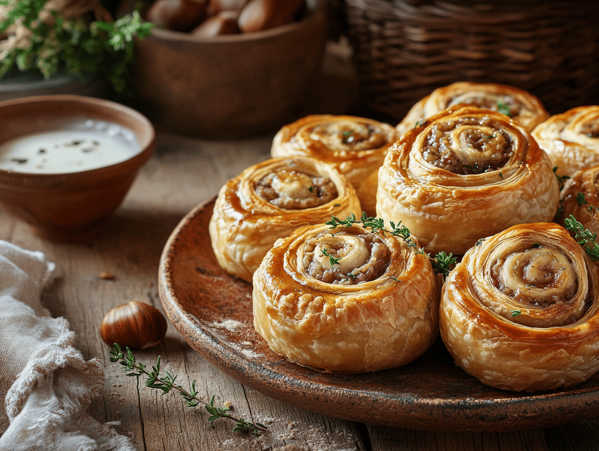 Autumnal Pork And Chestnut Rolls: A Seasonal Delight