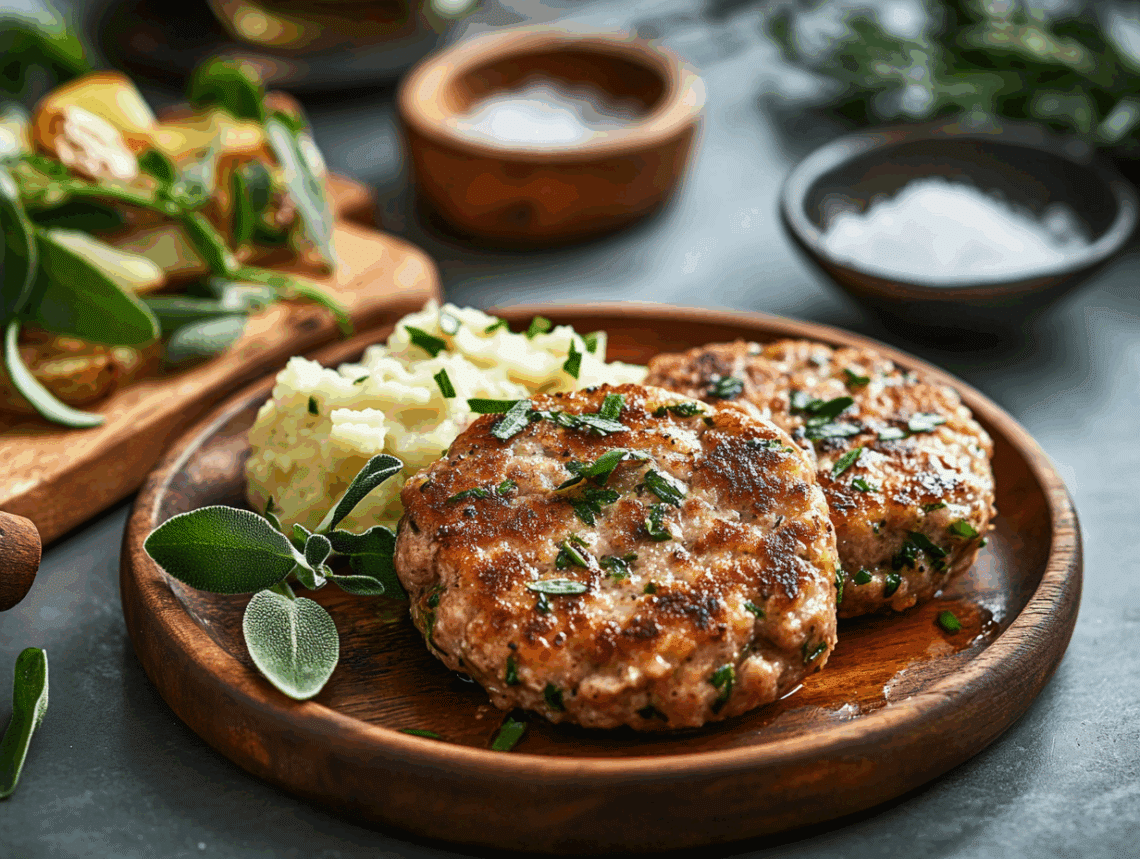 Savory Pork And Sage Patties: A British Culinary Delight
