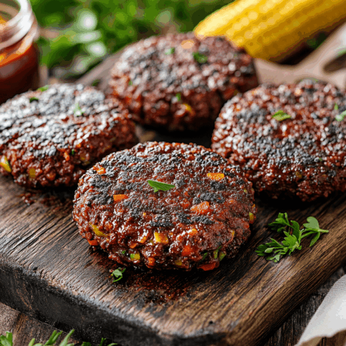 Veggie-Packed BBQ Beef Patties: A Grilling Delight