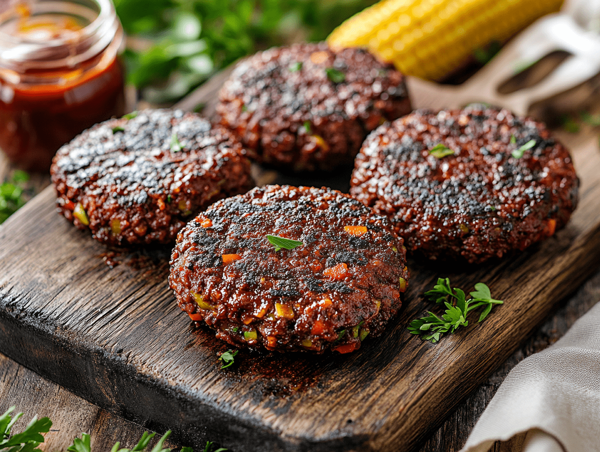 Veggie-Packed BBQ Beef Patties: A Grilling Delight