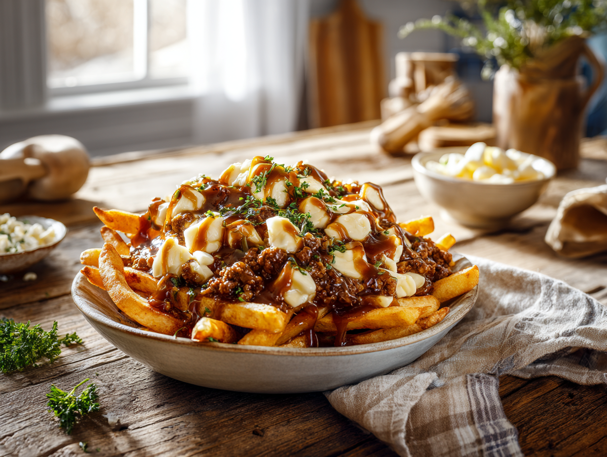 Loaded Beef Mince Poutine