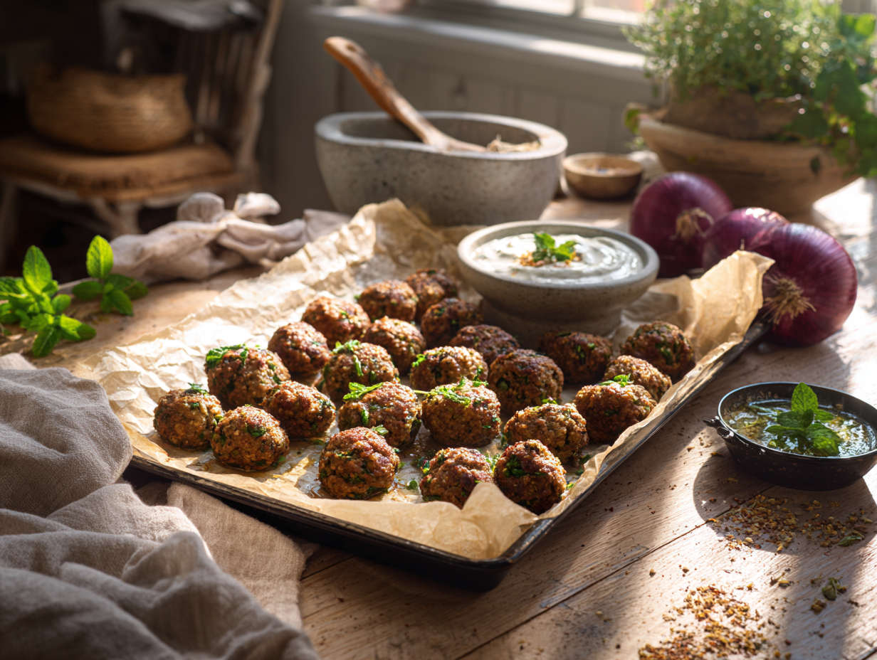 Savory Lamb Mint Bites