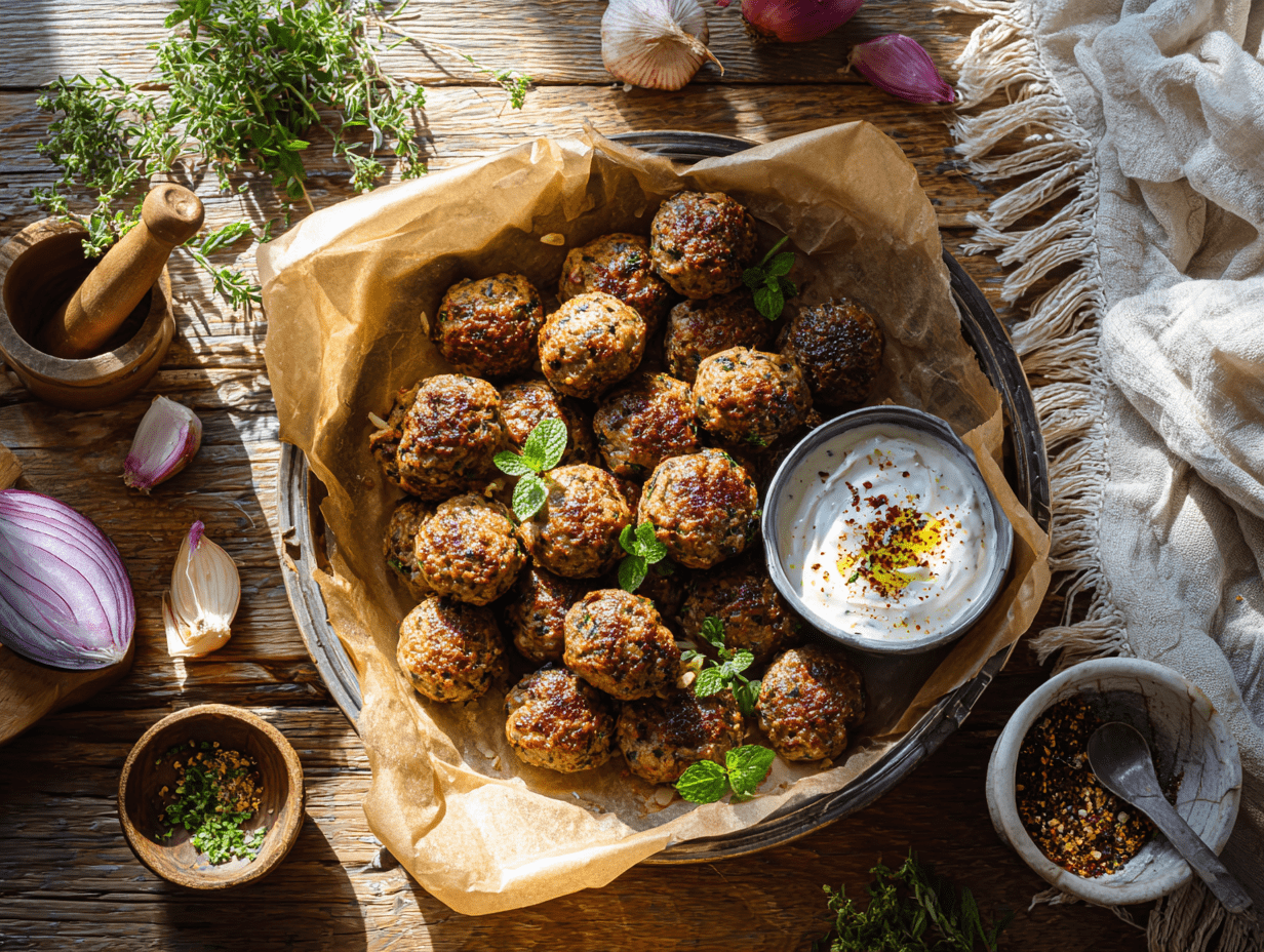 Savory Lamb Mint Bites
