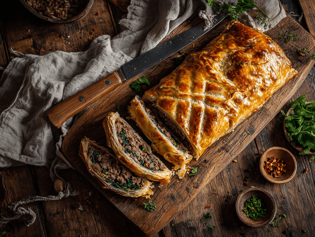 Rustic Lamb Wellington Twist