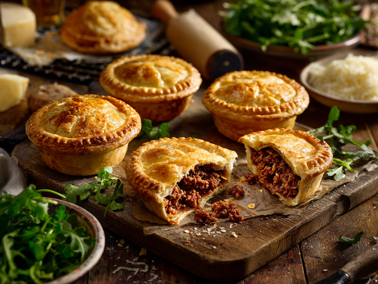 Savory British Beef Pies