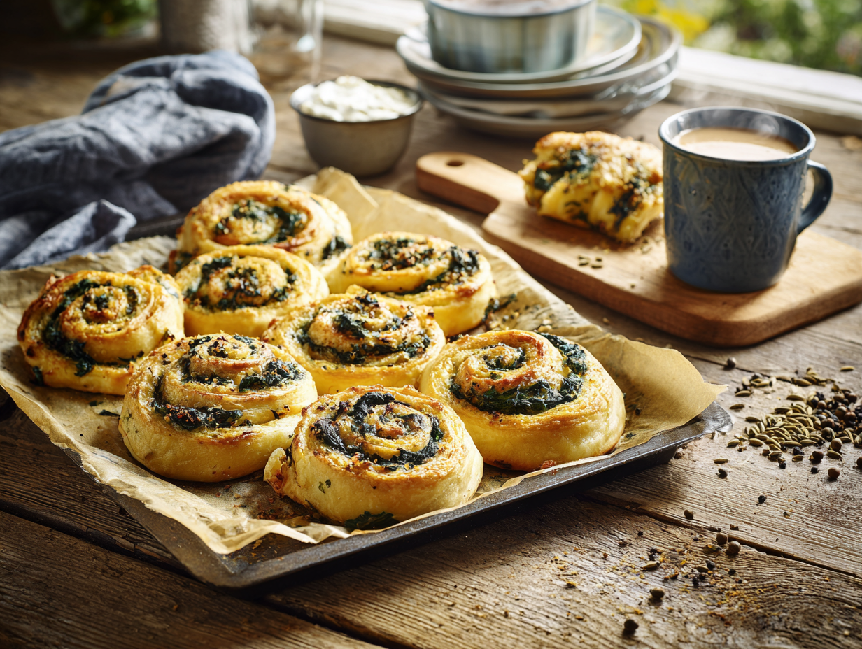 Spiced Lamb Curry Scrolls